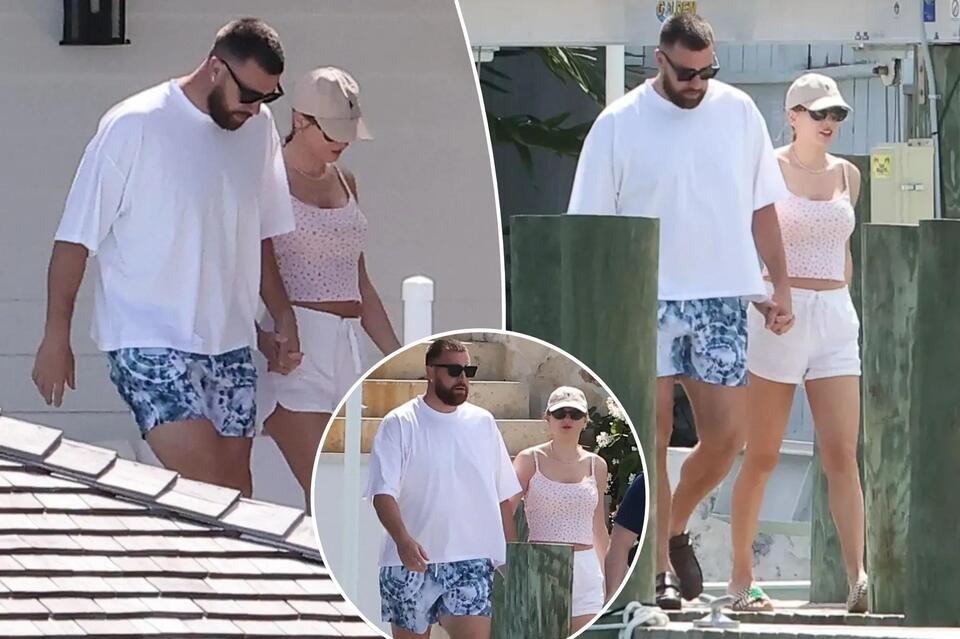 New photos emerge of Taylor Swift and Travis Kelce from PDA-filled ...