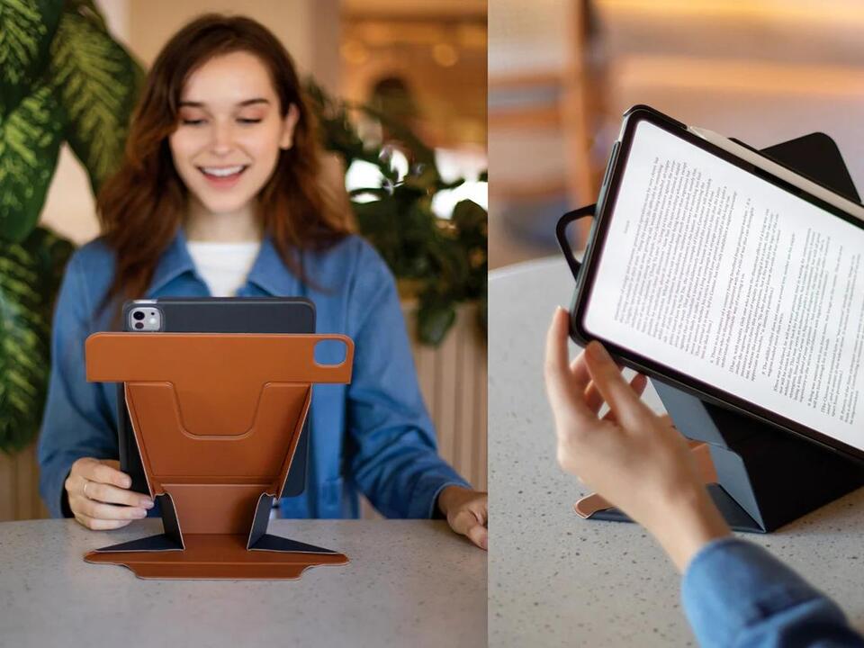 The Ryze 360 iPad Case transforms your tablet into an elevated 4K monitor that fits in your bag