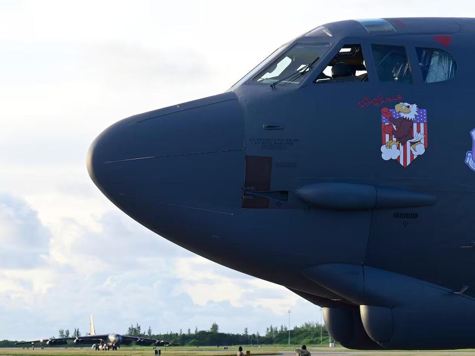 2 Barksdale B-52s deploy to Diego Garcia to support a bomber task force mission