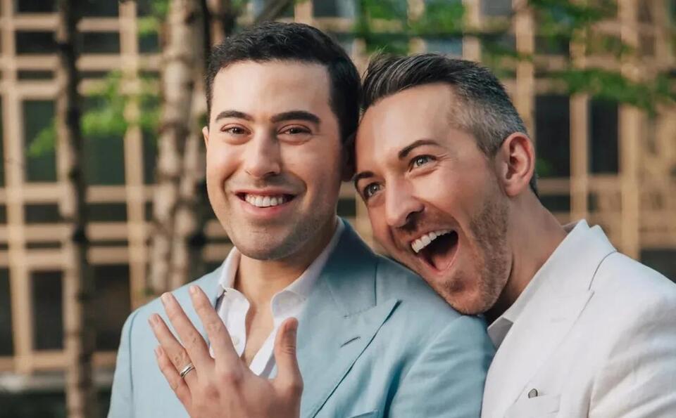 Two Proposals, Two Continents: This Gay NYC Couple Got Engaged Twice ...