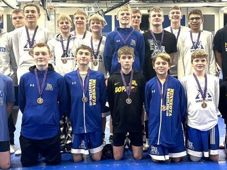 Minneota fifth at 9th Grade & Under State Wrestling