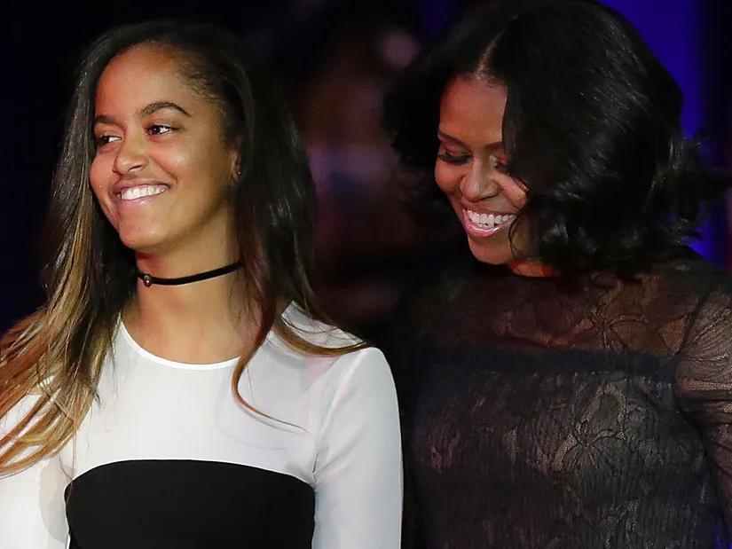Michelle Obama Speaks Out About Eldest Daughter, Malia, Dropping Family Name - NewsBreak