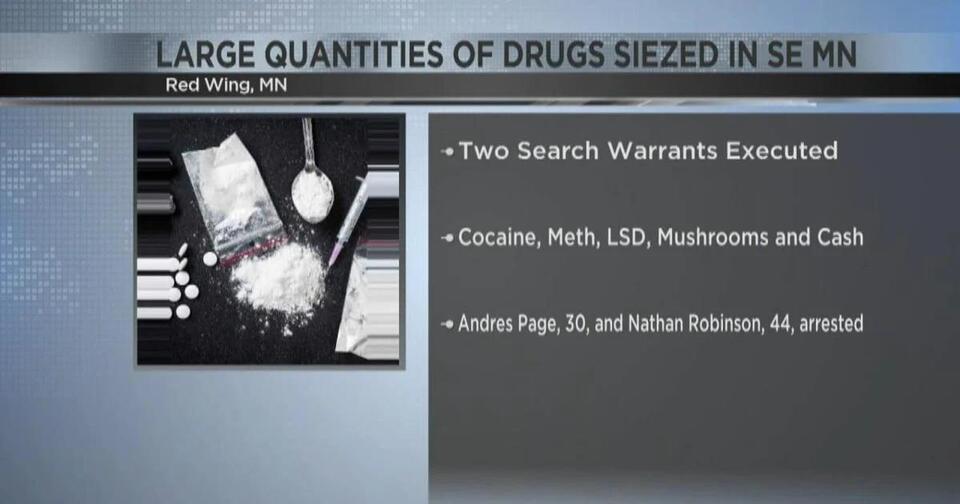 Two suspects arrested in Red Wing drug bust - NewsBreak
