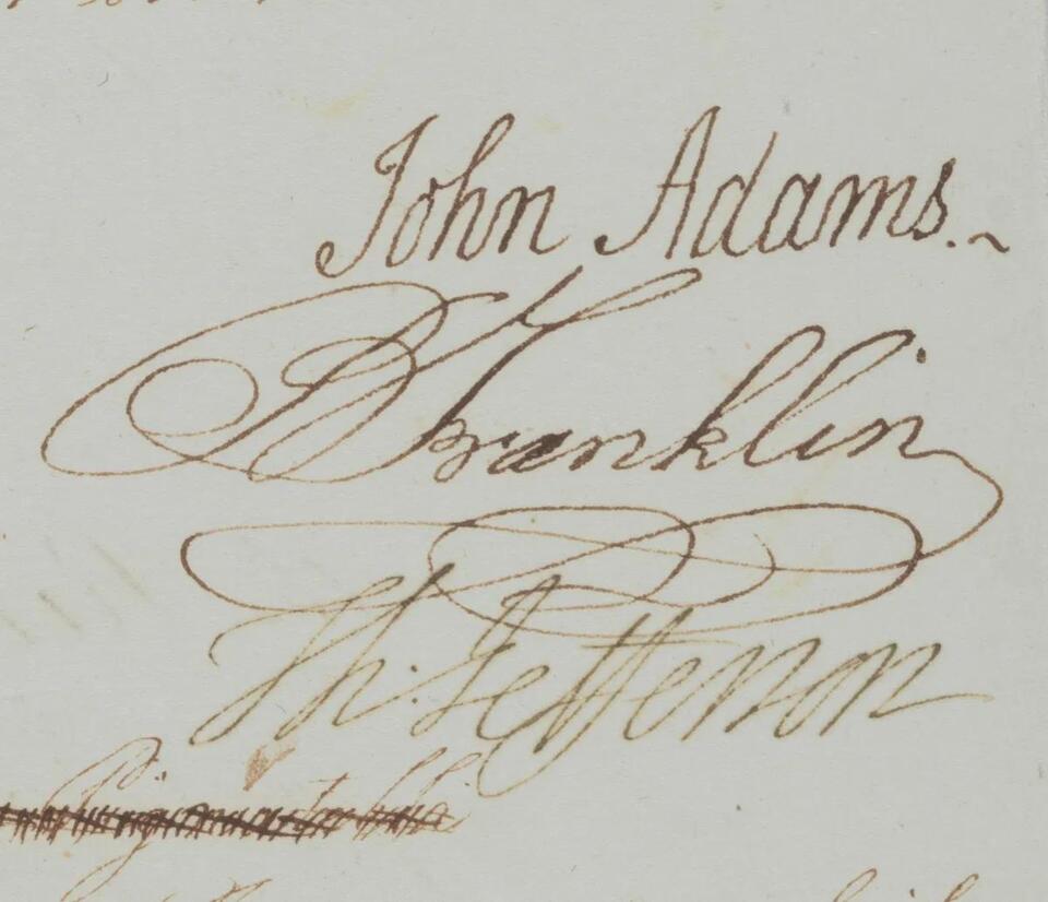 Rare letter signed by Founding Fathers expected to fetch $1 million at ...