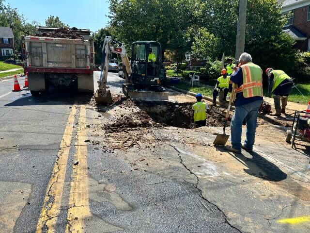 Water main break in Baltimore County leaves many without water