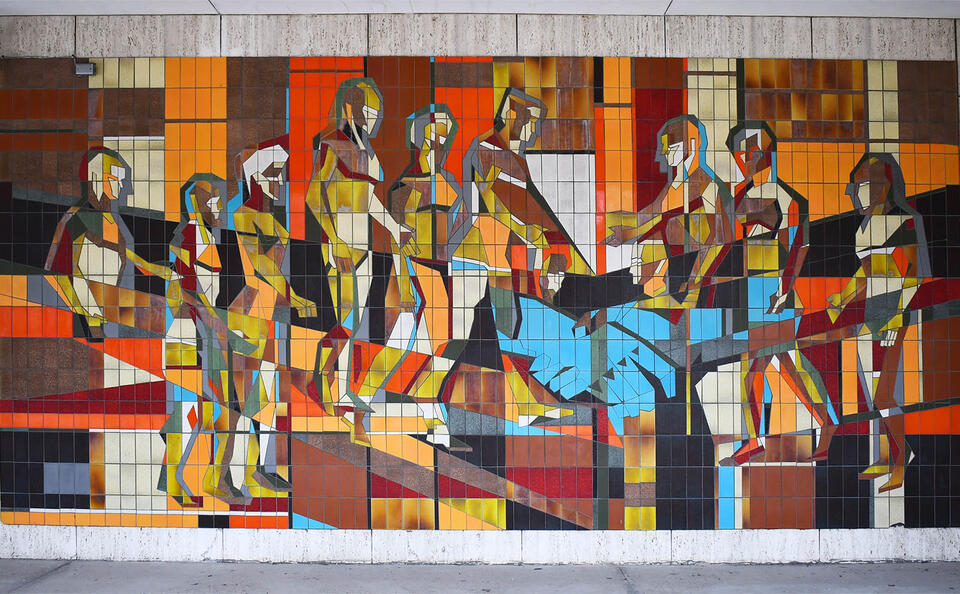 Potentially threatened Mid-century Edward Cathony mural wins Public Art ...