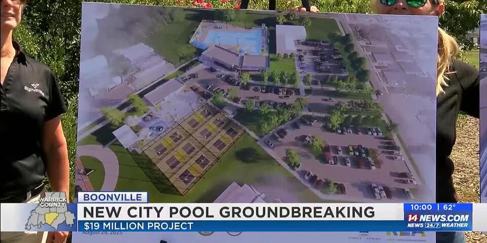 Groundbreaking at new $19 million city aquatic center in Boonville ...