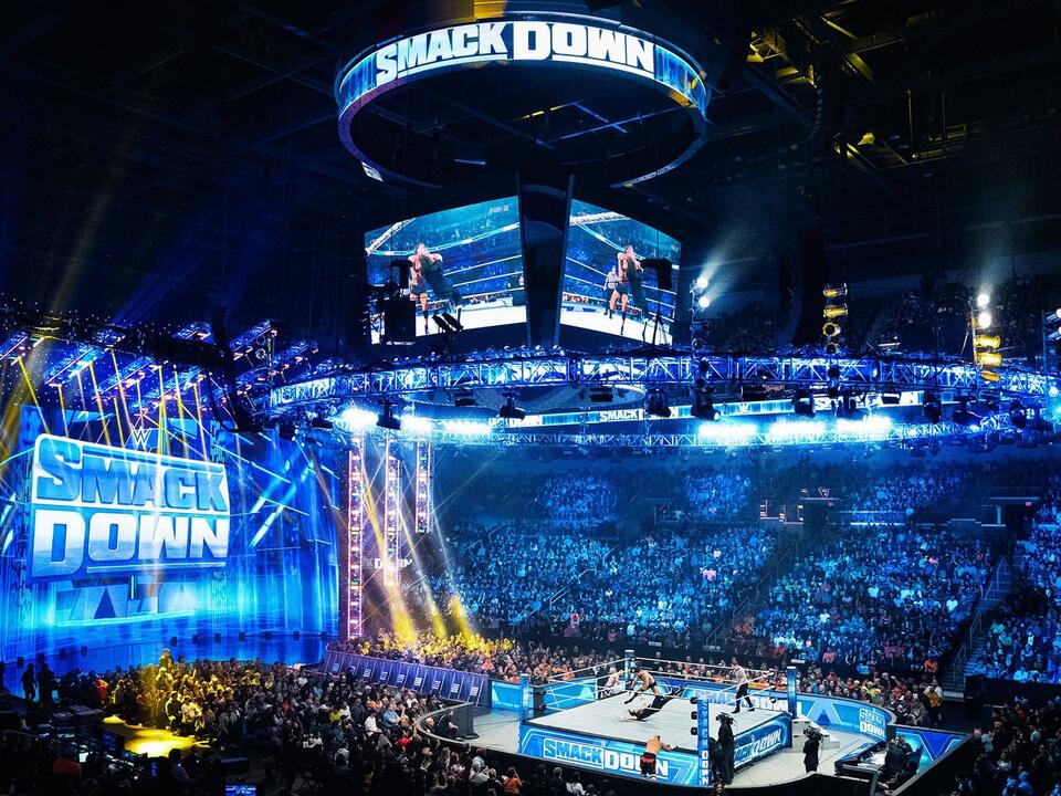 PHOTOS: First Look At WWE SmackDown Stage Set In Saudi Arabia