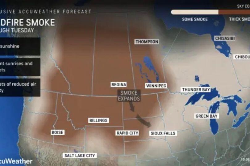 Terrifying maps show wildfire smoke descend across US sparking fears of ...
