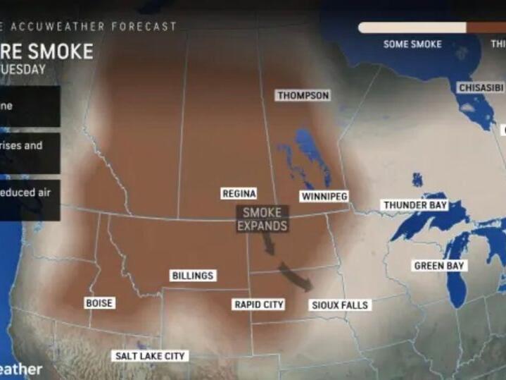 Terrifying maps show wildfire smoke descend across US sparking fears of ...