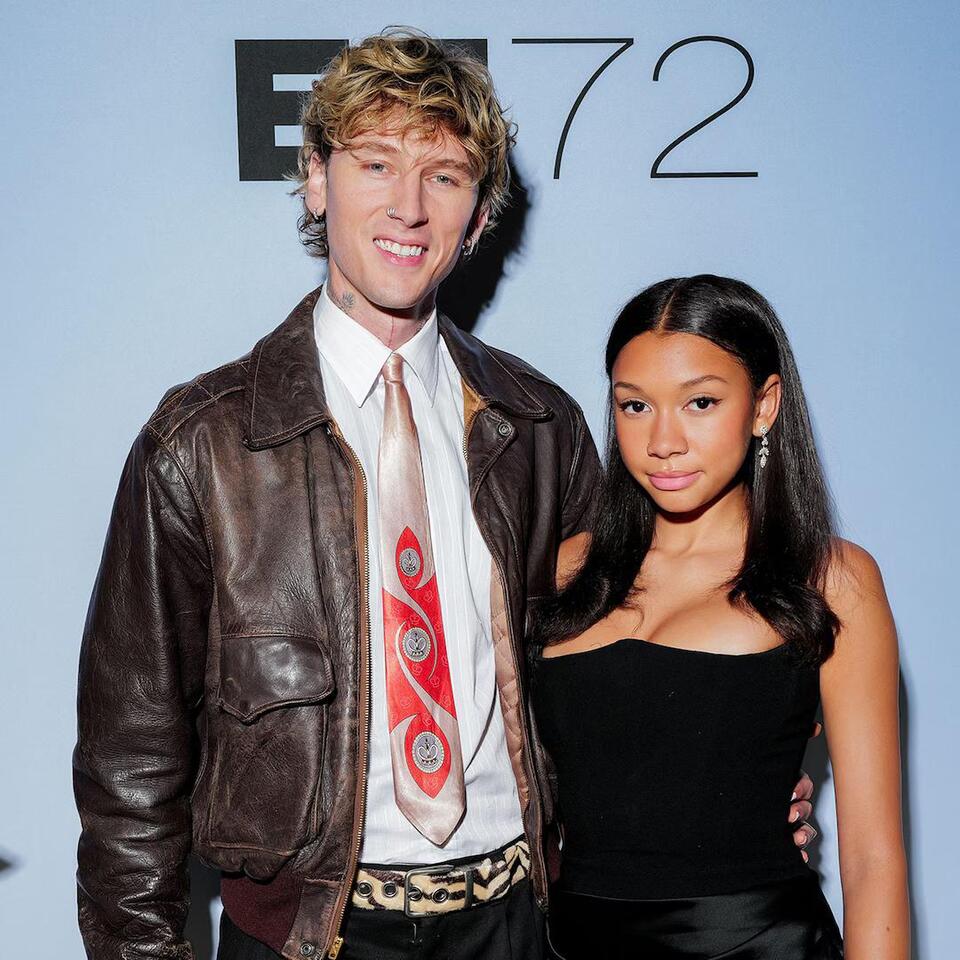 MGK Shares Photo of His, Megan Fox's Baby Girl Saga Blade Bonding With ...