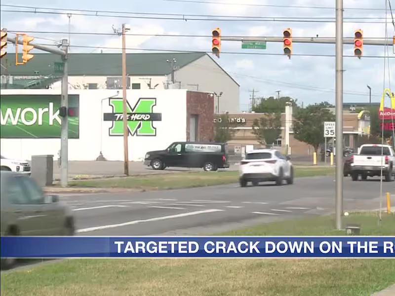 Police cracking down on running red lights and stop signs