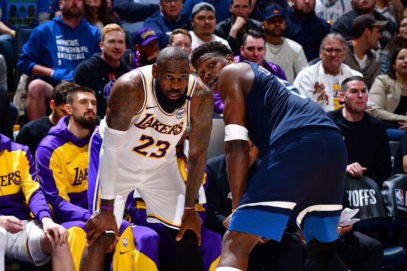 NBA fans slam LeBron James for 'dirty play' on Anthony Edwards as ...