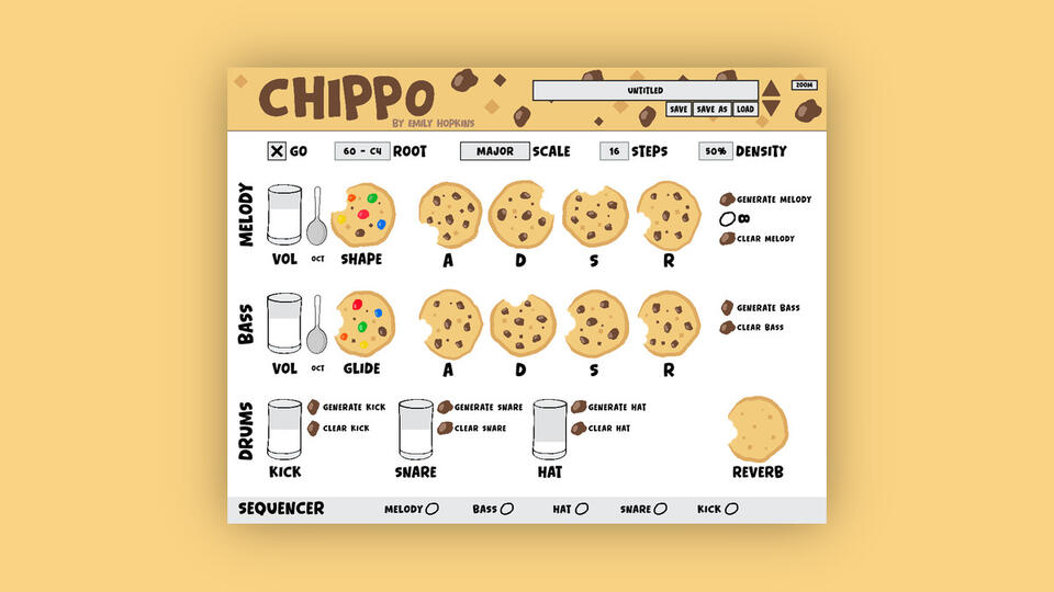 Chippo free chiptune-inspired software instrument by Emily Hopkins ...