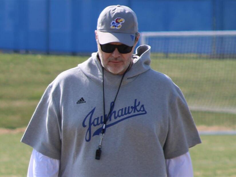 Jeff Grimes: KU's offensive line still a 'work in progress' after ...
