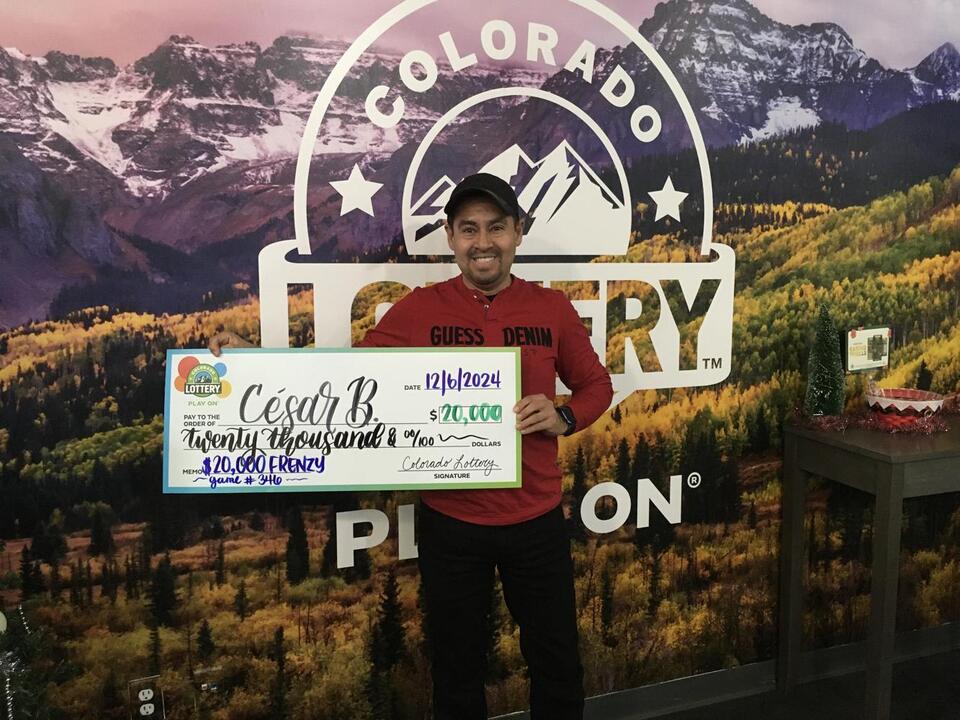 Cesar B. takes home $20,000 on Holiday Frenzy Scratch! - NewsBreak