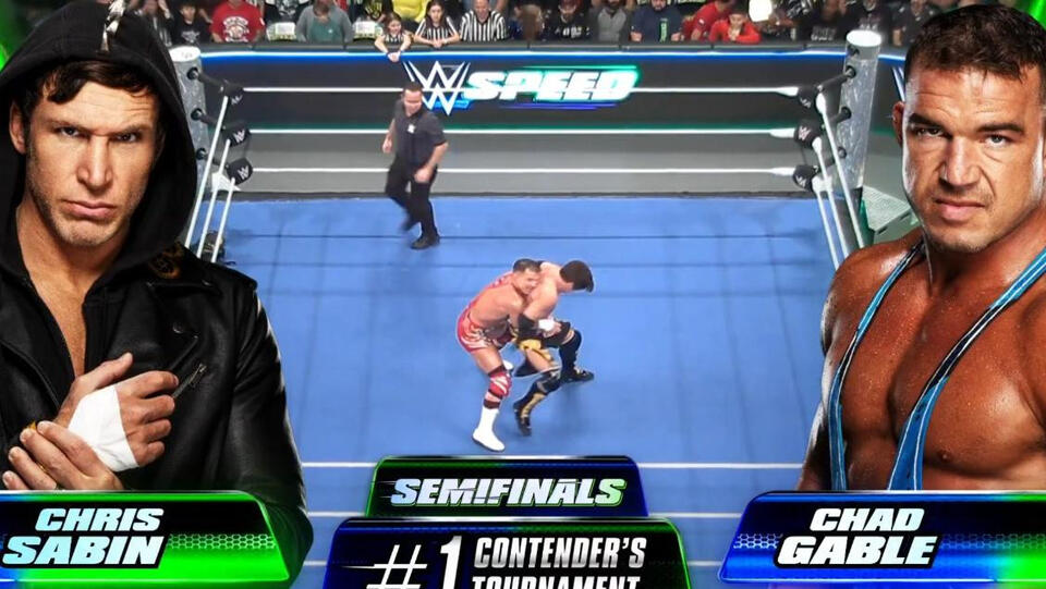 WWE Speed Number One Contender's Tournament: Chad Gable vs. Chris Sabin ...