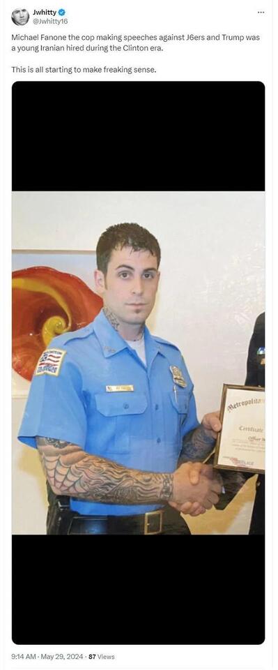 Fact Check: Ex-Capitol Police Officer Michael Fanone Is NOT An Iranian ...