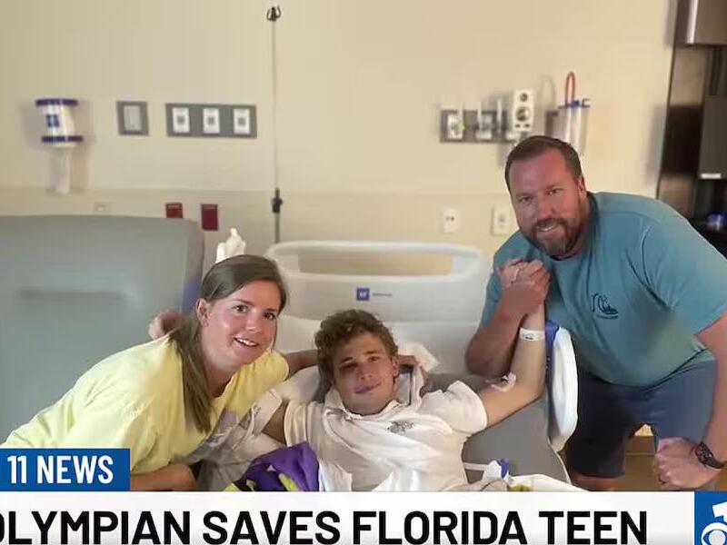 Colorado Springs man, Olympic gold medalist saves teen from drowning