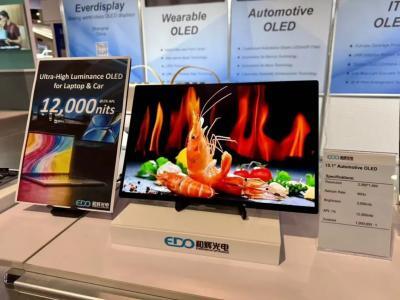 Everdisplay shows several new OLED displays at CES, including a 12,000 ...