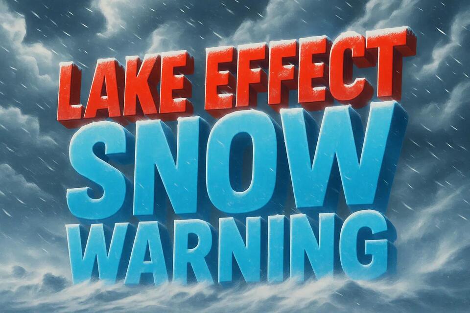 Pennsylvania Lake Effect Snow Warning: Up to 24 Inches by Thursday ...