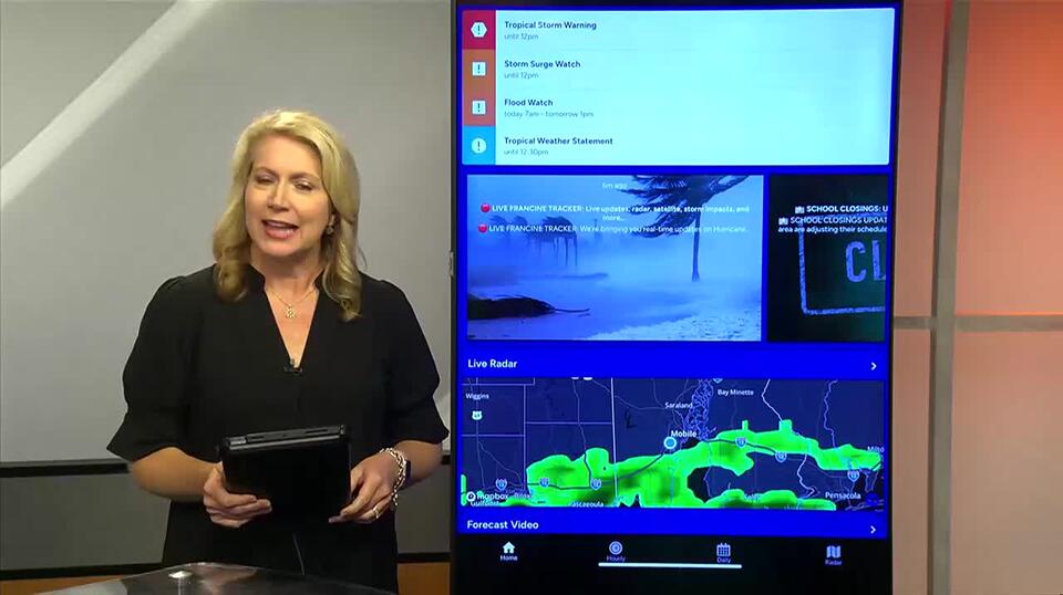 Tracking Hurricane Francine moving toward Gulf Coast landfall - NewsBreak