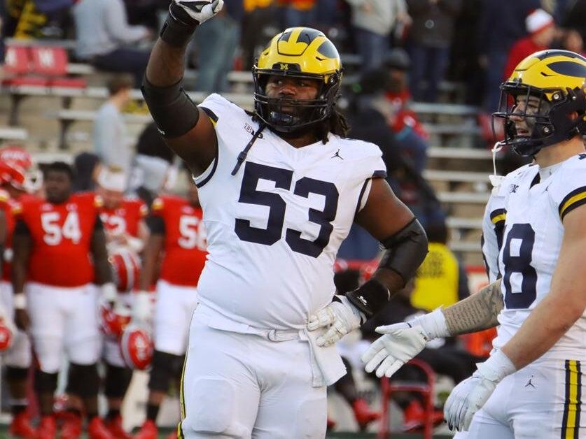 Michigan OL Trente Jones, who helped Wolverines to national title ...