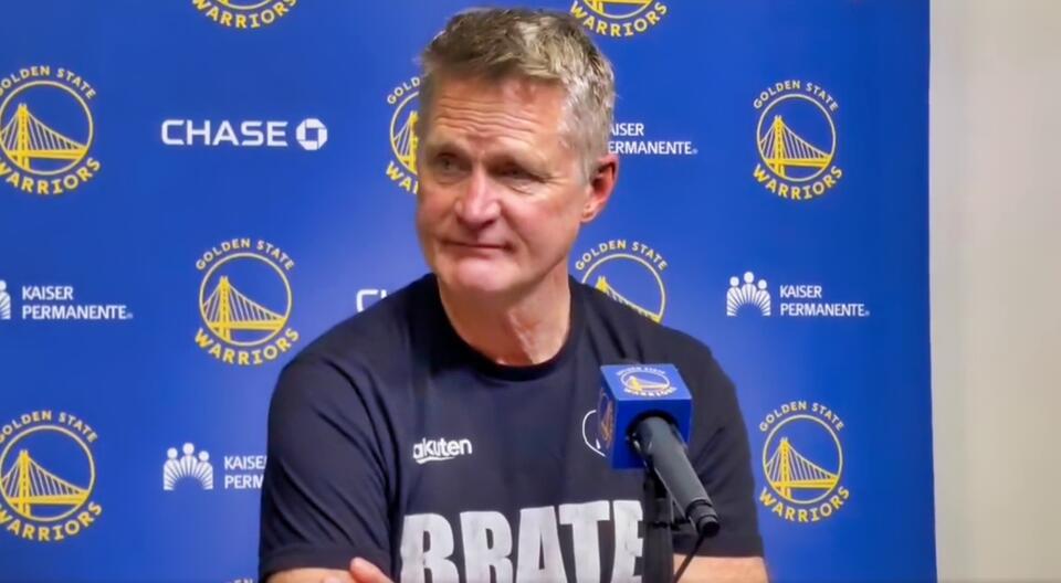 VIDEO: Steve Kerr Gets Emotional Reflecting On Andrew Wiggins’ Warriors Legacy After Jimmy ...