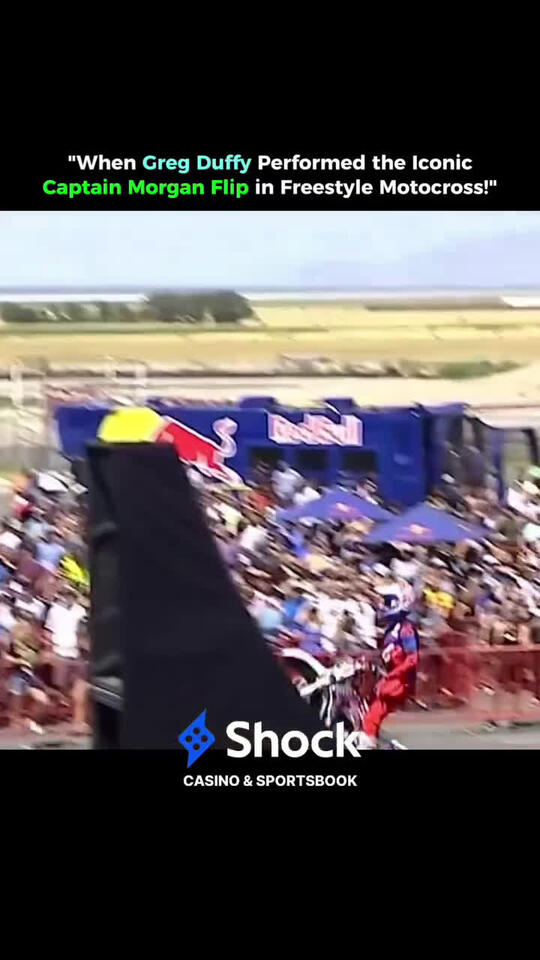 When Greg Duffy performed the iconic Captain Morgan flip in freestyle ...