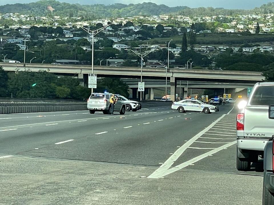 H-1 lanes reopen near Aiea off-ramp after propane truck collision ...
