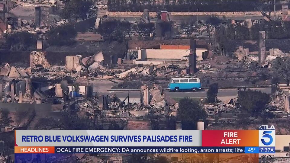 The true story behind the VW bus that survived the Palisades fire ...