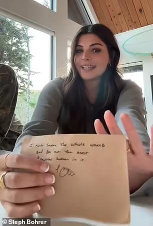 Glamorous plane passenger APOLOGIZES after sharing jaw-dropping note ...