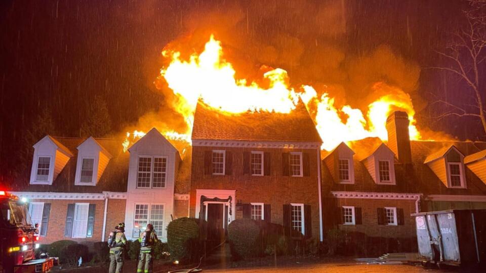 Suspected lightning strike causes fire at home of religious community ...