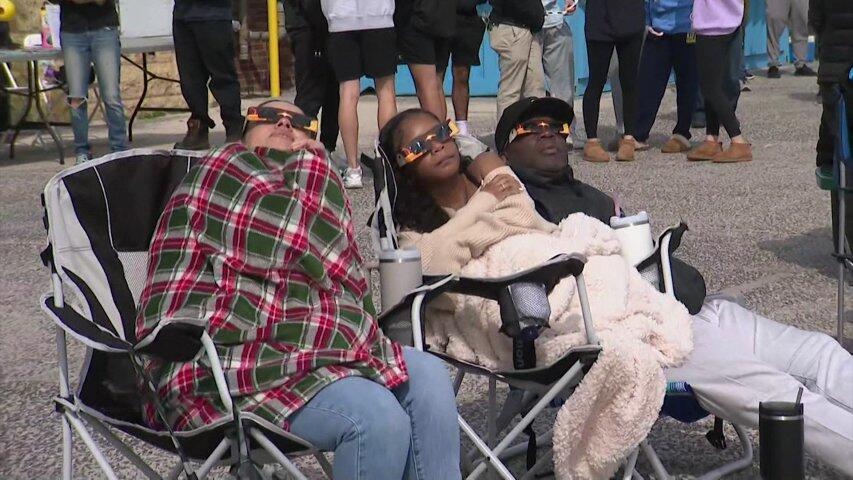 Long Islanders take part in solar eclipse viewing parties at Jones ...