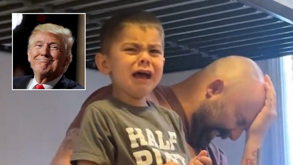 WATCH: Kid Bursts Into Tears When Parents Tell Him Donald Trump ‘Is A ...