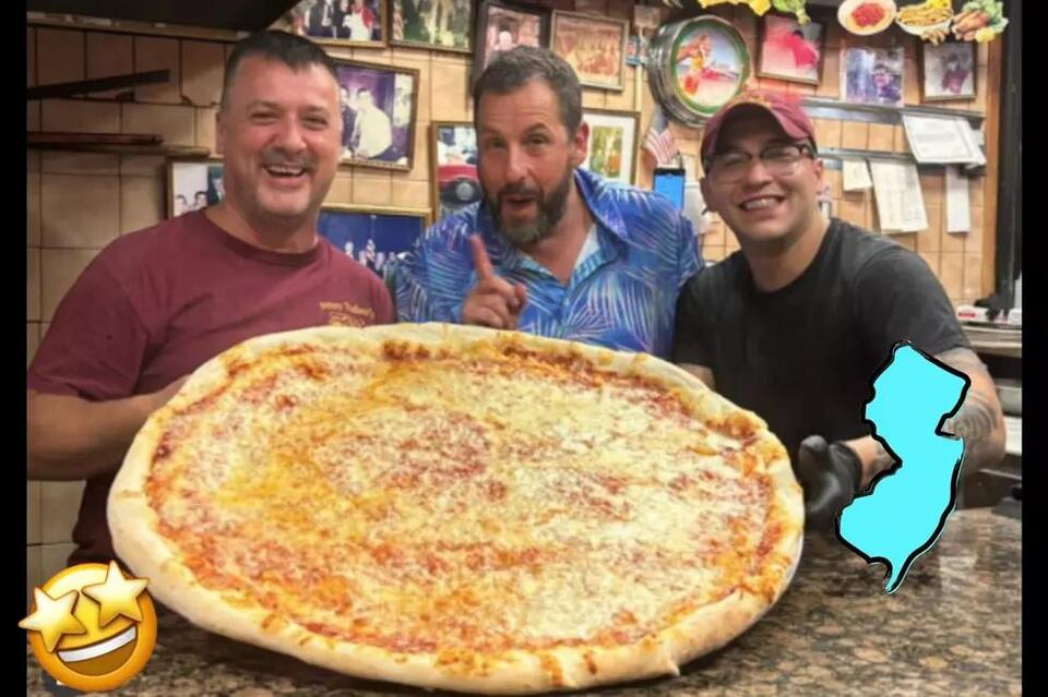 Adam Sandler just stopped by this New Jersey pizza joint - NewsBreak