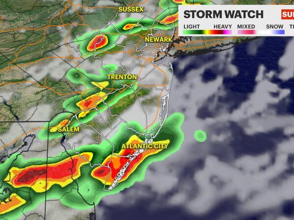 STORM WATCH: Limited sunshine in New Jersey; tracking thunderstorms and ...