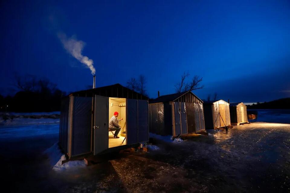 After a limited season last winter, smelt shacks return to the Kennebec ...