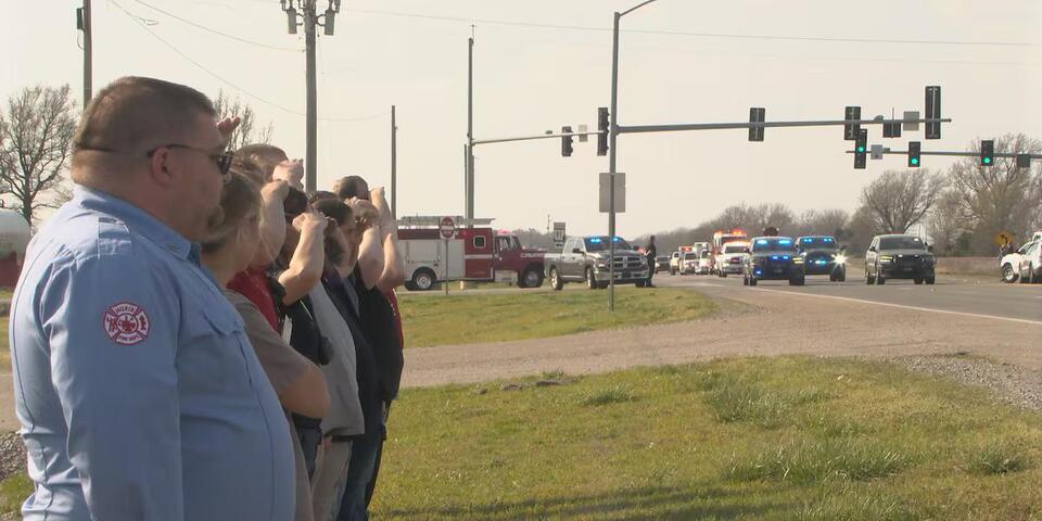 Fallen firefighter Capt. Kolby Belcher returns home to Northeast ...