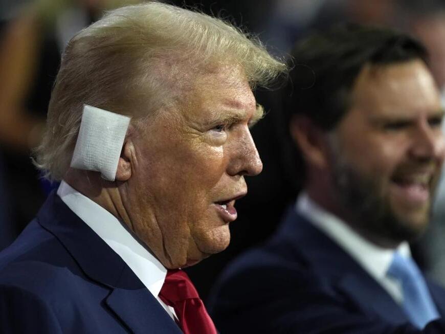 Photo is said to show Trump’s ear with no damage on Monday after ...
