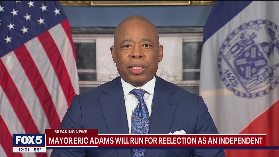 Mayor Adams will run for reelection as an independent; what this means ...