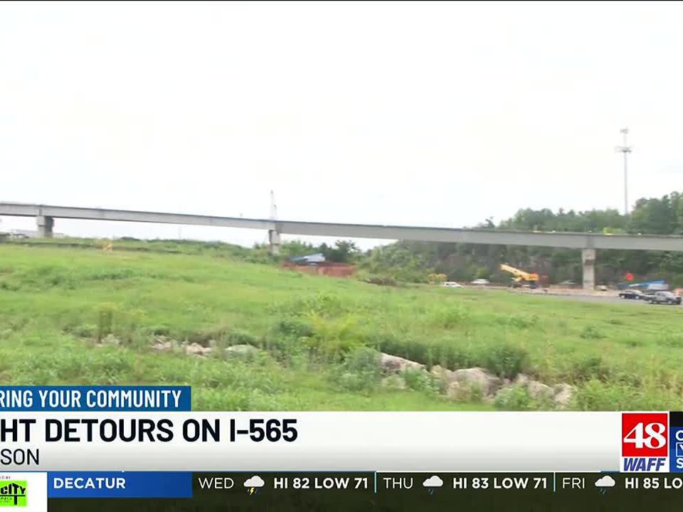 I-565 Town Madison interchange nearing completion