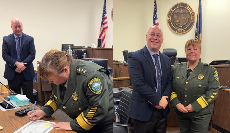 Clackamas County Sheriff Brandenburg Sworn In For Second Term, Reflects ...