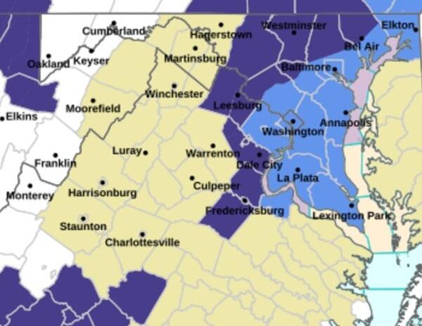 BALTIMORE, MD—The National Weather Service has issued a Freeze Warning ...