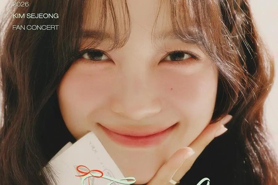 Kim Se Jeong Announces Stops For 2026 Fan Concert Tour "Tenth Letter ...