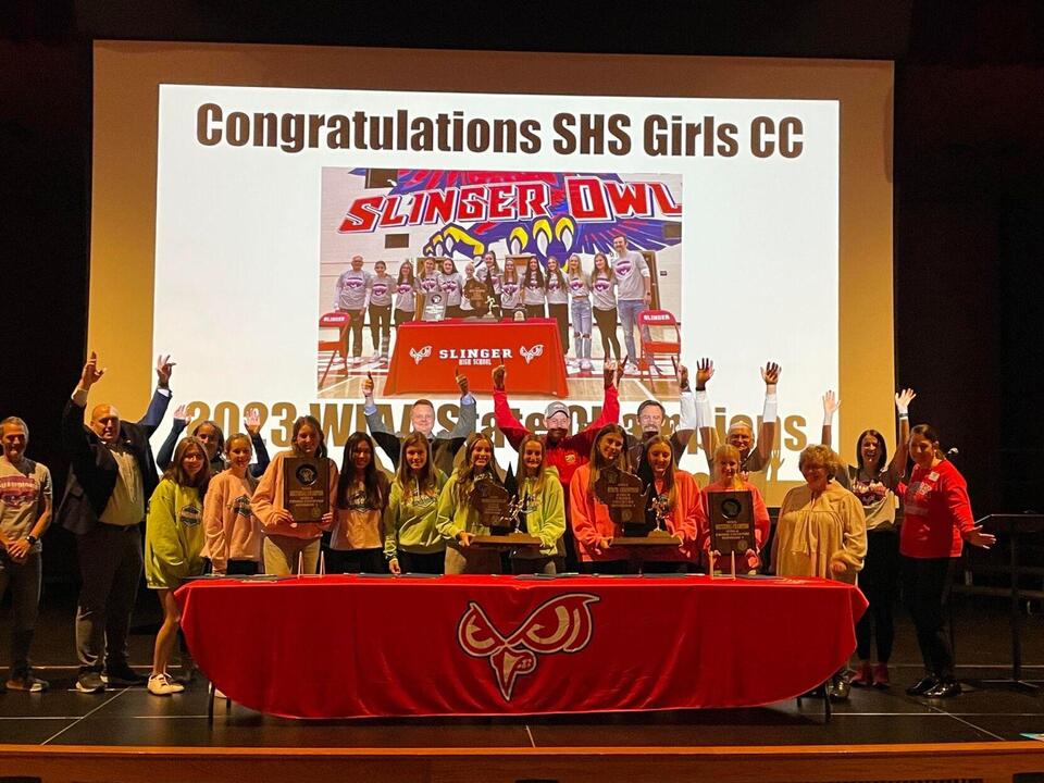 County, village celebrate Slinger Owls girls cross country’s first ...