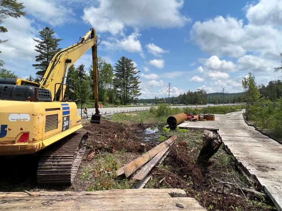 Raquette Lake bridge replacement underway - NewsBreak
