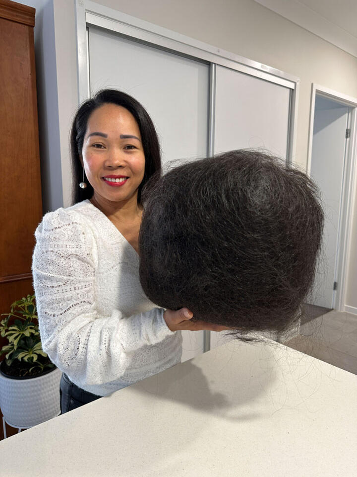 Woman Shows Off MASSIVE 23-Year-Old Hairball! - NewsBreak