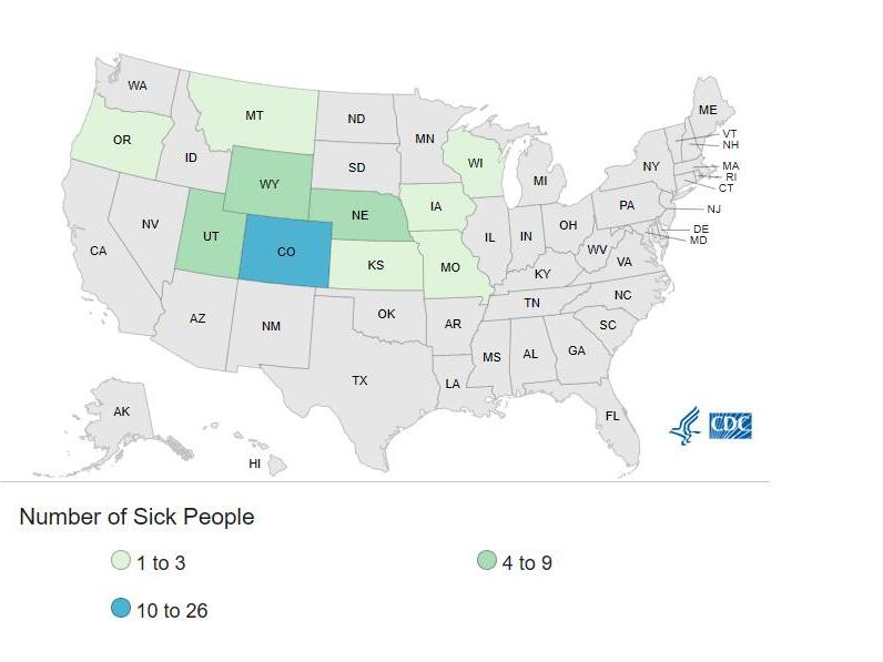 Which states are part of the McDonald's E. Coli outbreak? Full list of ...
