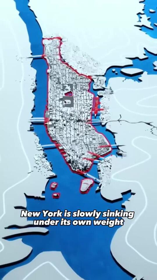 New York is slowly sinking under its own weight worsening effects od ...